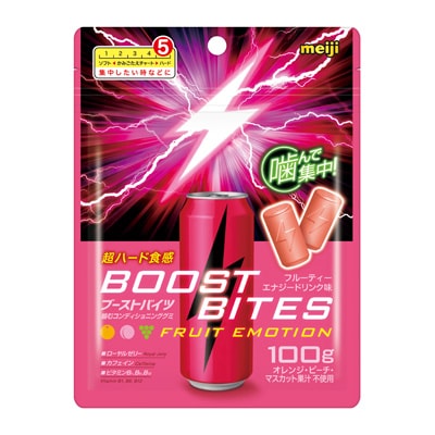 BOOST BITES FRUIT EMOTION 100g | グミ・キャンデー | 株式会社 明治 - Meiji Co., Ltd.